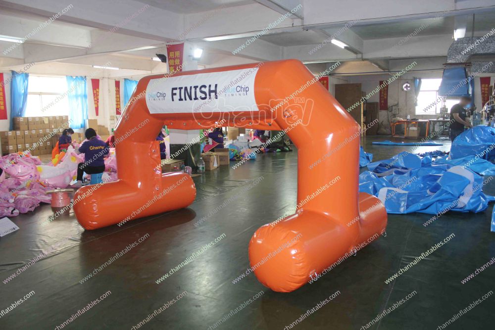 Short Inflatable Race Arch - Channal Inflatables