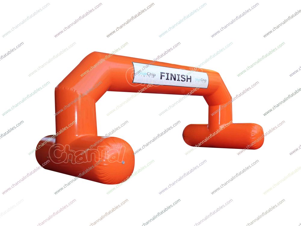 Orange Finish Line - Channal Inflatables