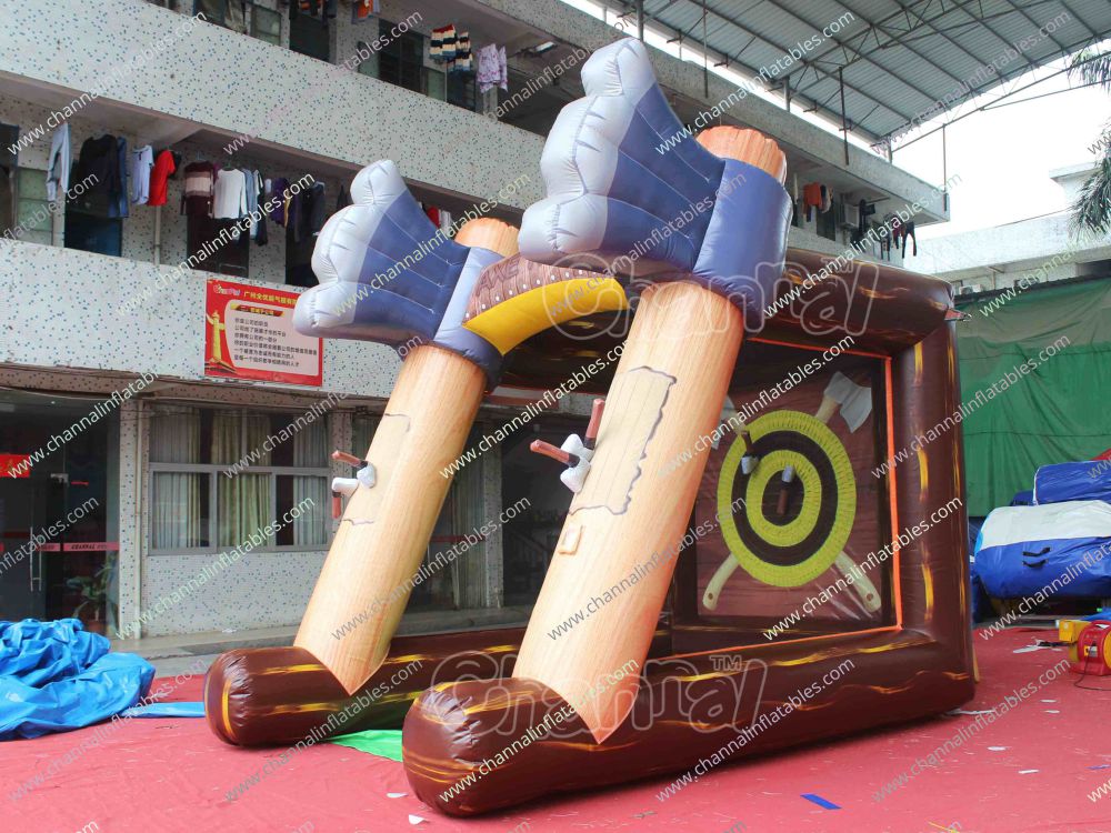 Inflatable Axe Game - Channal Inflatables