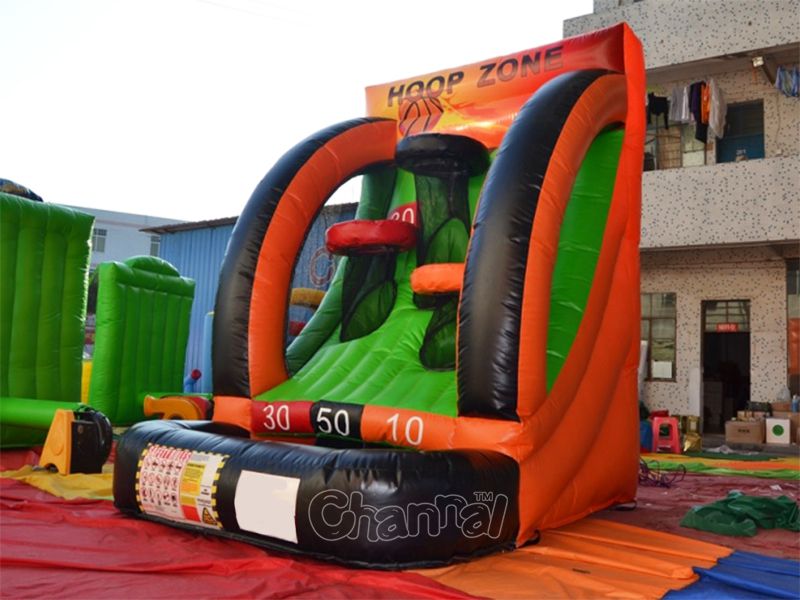 Inflatable Basketball Hoop Zone Game - Channal Inflatables