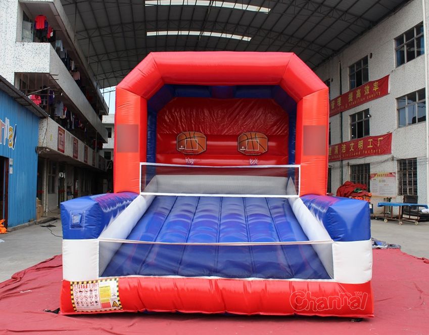 Military Double Shot Inflatable Basketball Game - Channal Inflatables