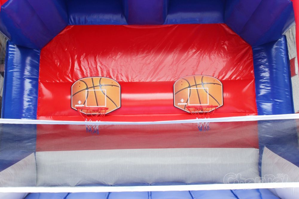 Military Double Shot Inflatable Basketball Game - Channal Inflatables