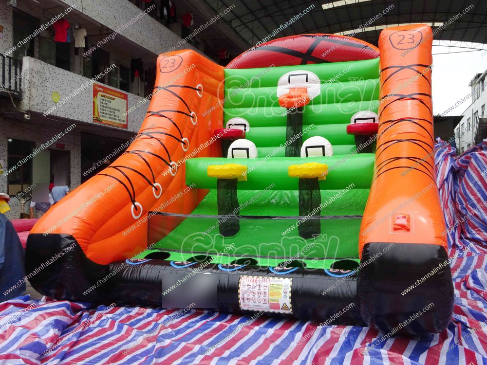 Basketball Shoe Inflatable Basketball Game - Channal Inflatables