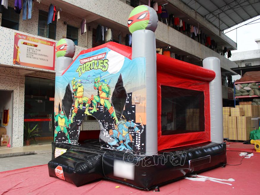 Ninja Turtle Moonwalk For Sale - Channal Inflatables