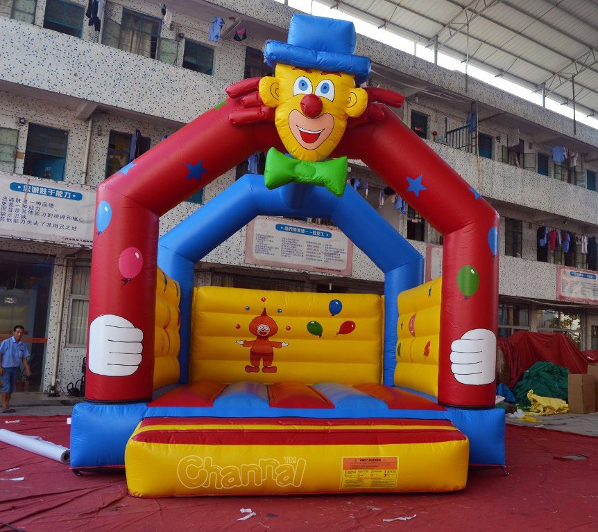 Funny Clown Inflatable Bouncer For Kids - Channal Inflatables
