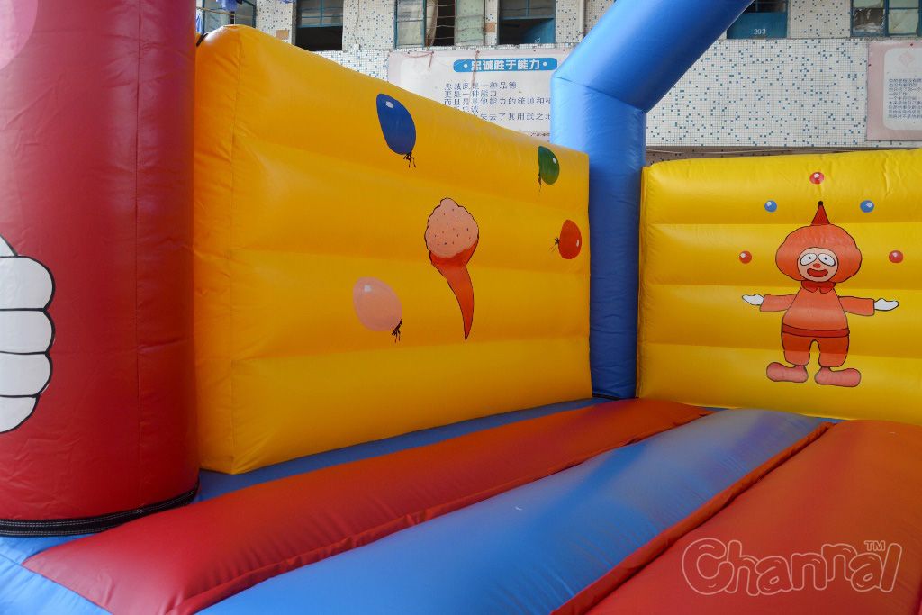 Funny Clown Inflatable Bouncer For Kids - Channal Inflatables