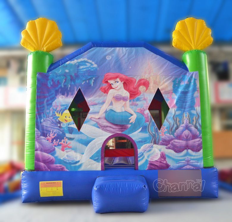 Little Mermaid Bounce House - Channal Inflatables