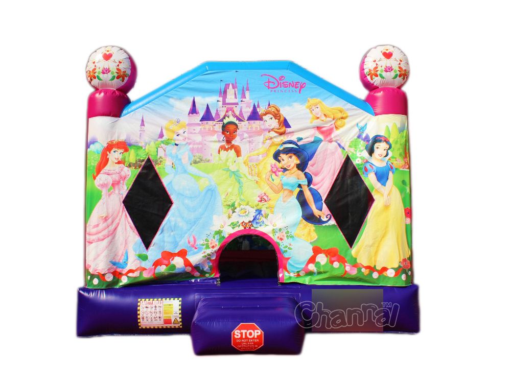 Pink Princess Bounce House For Sale - Channal Inflatables