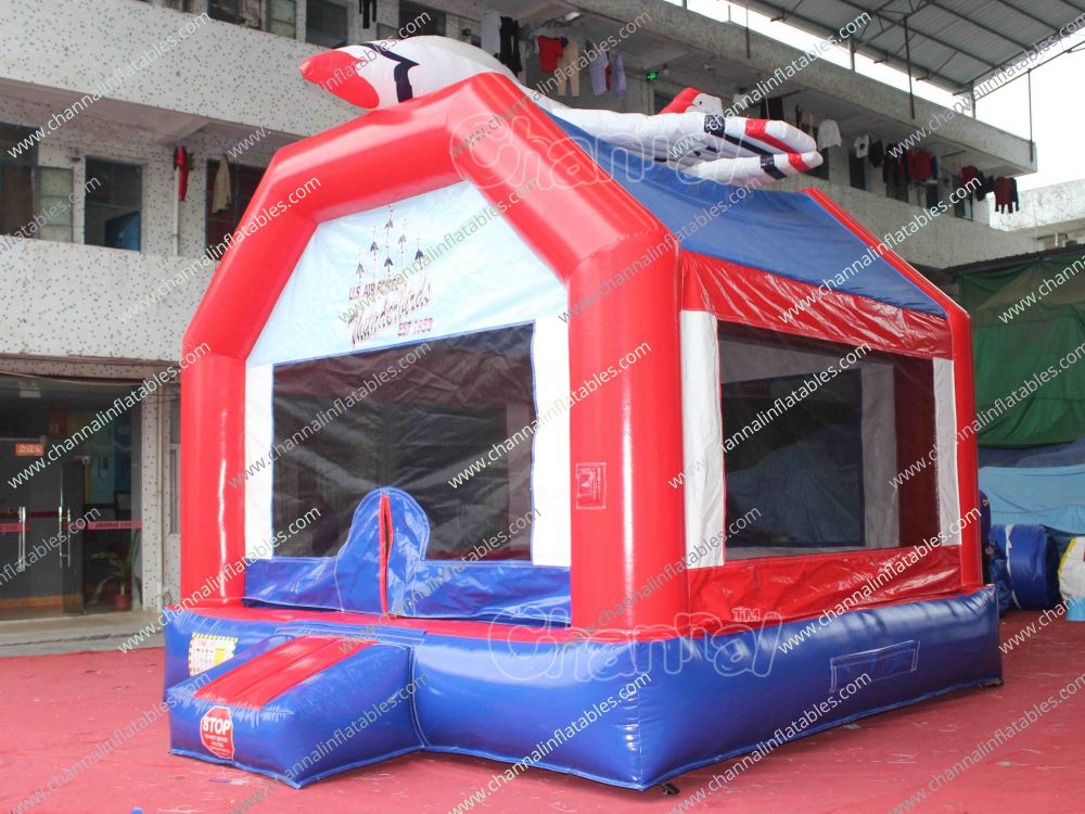 Air Force Thunderbirds Bounce House - Channal Inflatables