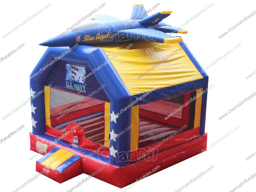 Blue Angels Bounce House - Channal Inflatables