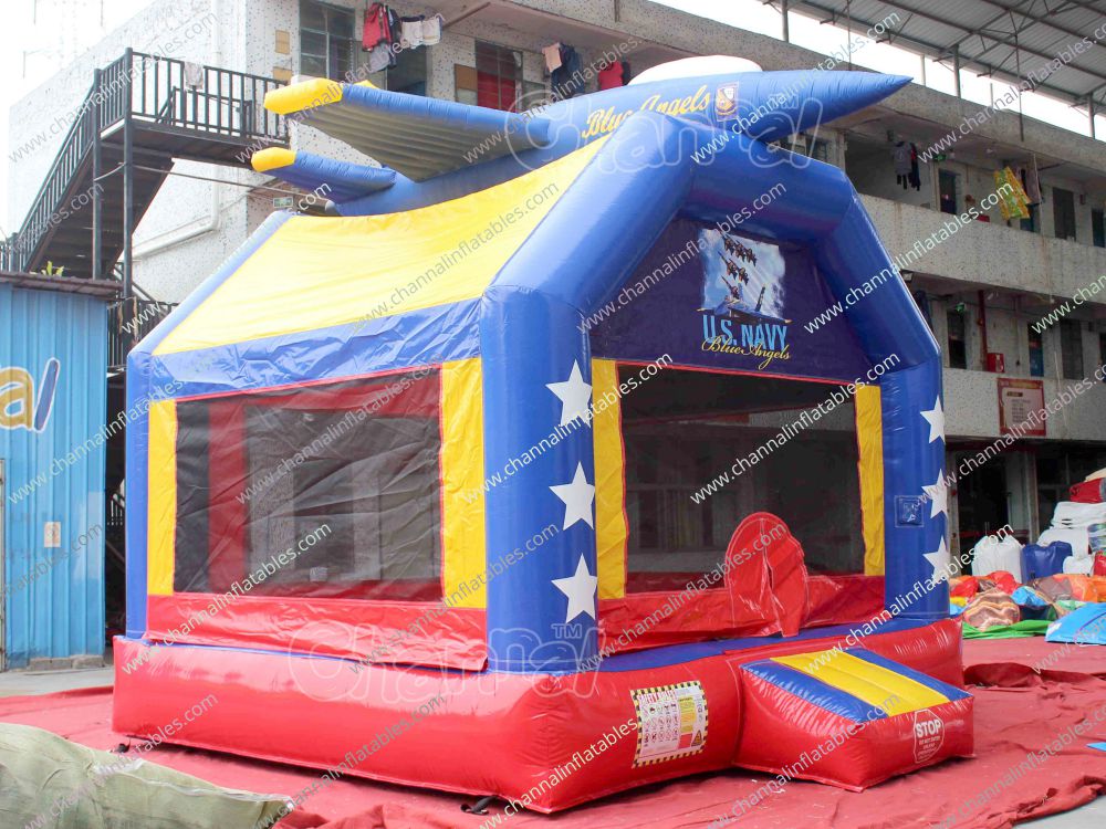 Blue Angels Bounce House - Channal Inflatables