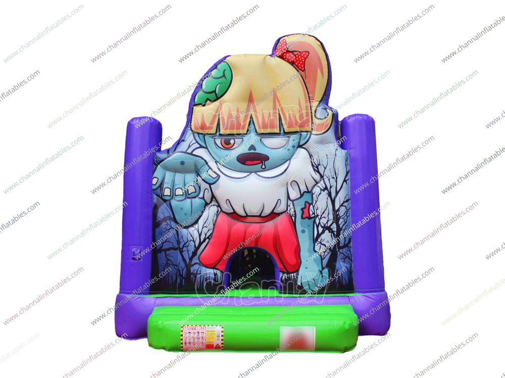 Zombie Girl Bounce House - Channal Inflatables