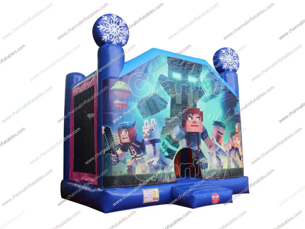 Minecraft Story Mode Bounce House - Channal Inflatables