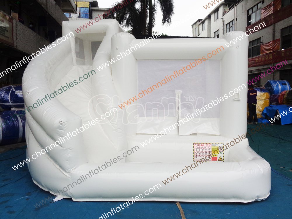 White Combo Bouncer - Channal Inflatables