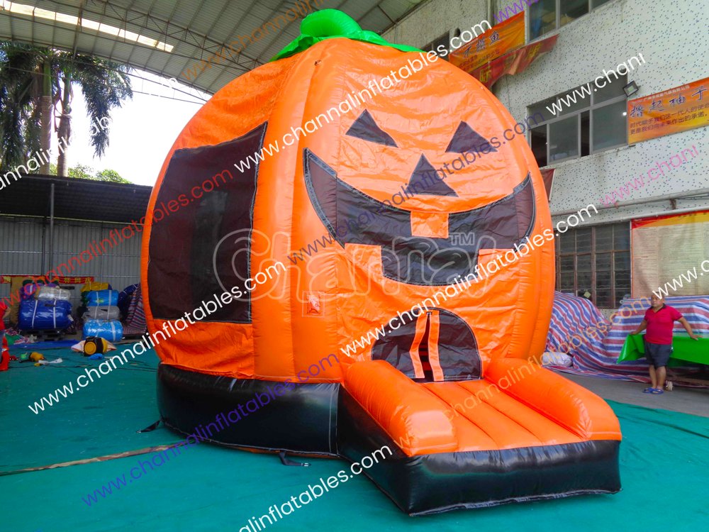Jack-o'-lantern Inflatable Jumper - Channal Inflatables