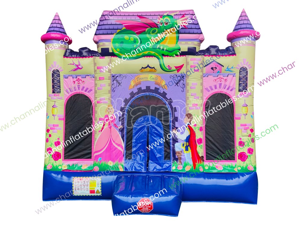 Princess Castle Bounce House - Channal Inflatables