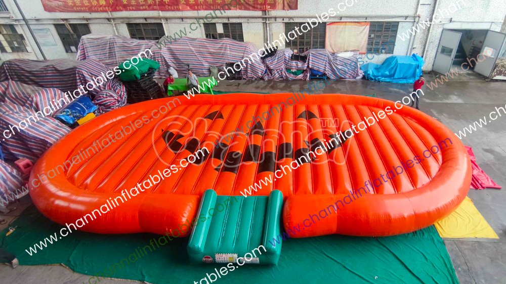 Pumpkin Inflatable Trampoline - Channal Inflatables