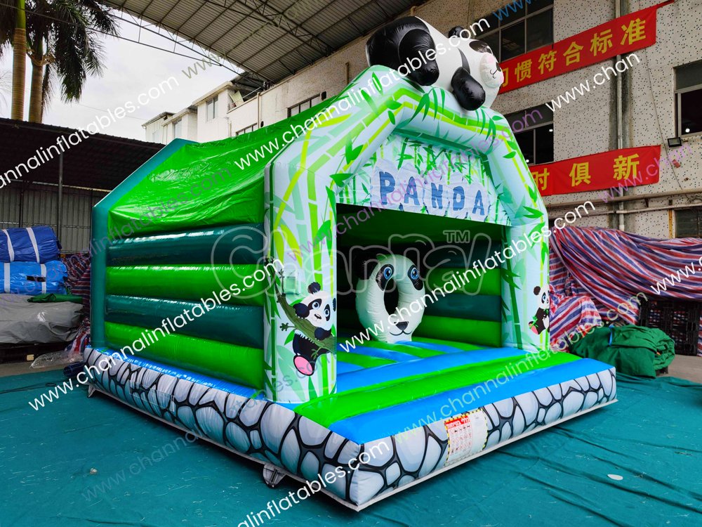 Panda & Bamboo Inflatable Bouncer - Channal Inflatables