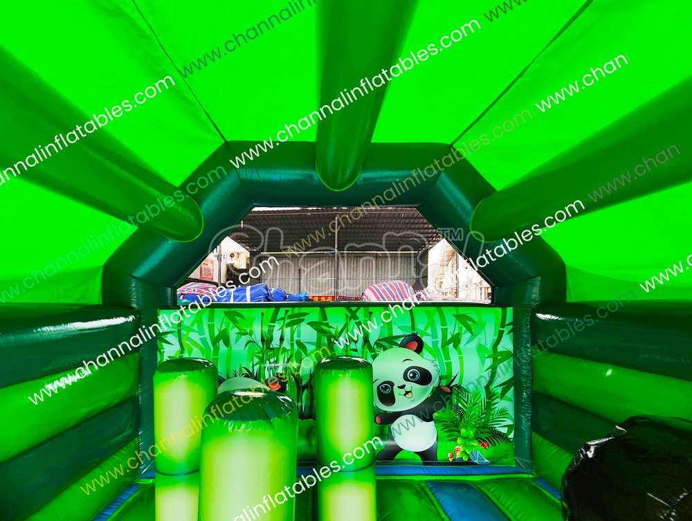 Panda & Bamboo Inflatable Bouncer - Channal Inflatables