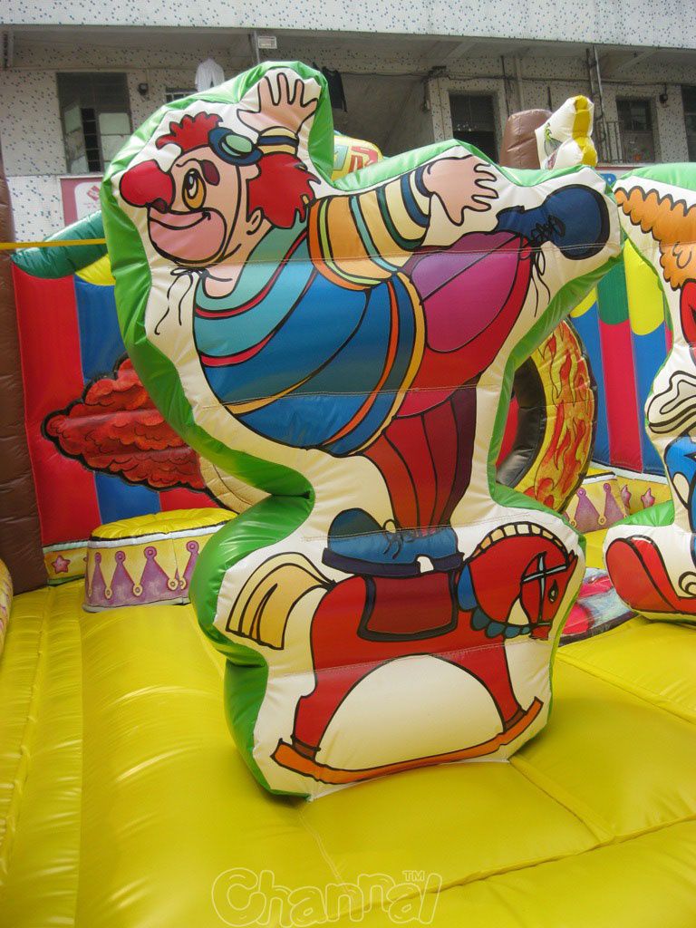 Inflatable Circus Theme Bouncer - Channal Inflatables