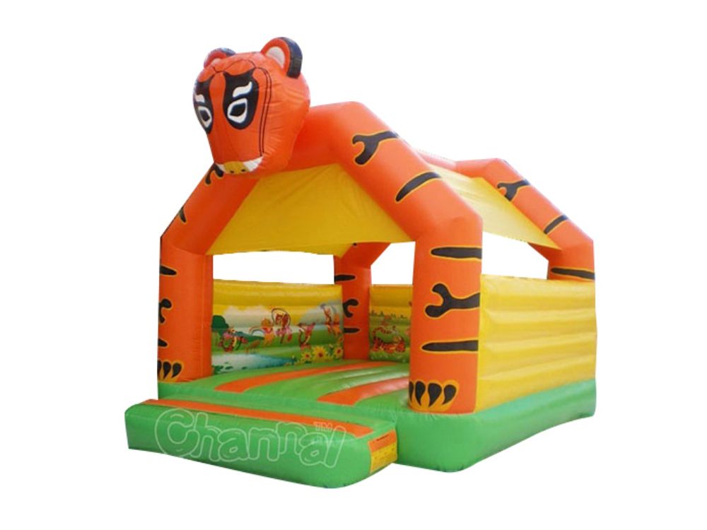 Inflatable Cartoon Tiger Bouncer - Channal Inflatables