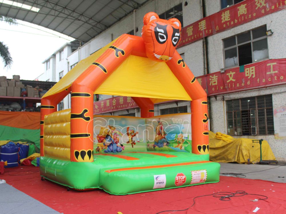 Inflatable Cartoon Tiger Bouncer - Channal Inflatables