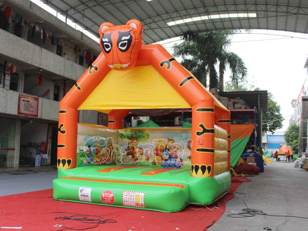 Inflatable Cartoon Tiger Bouncer - Channal Inflatables