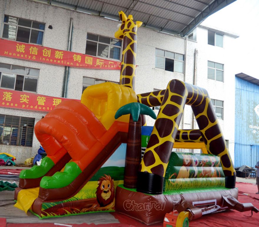Giraffe Inflatable Combo - Channal Inflatables