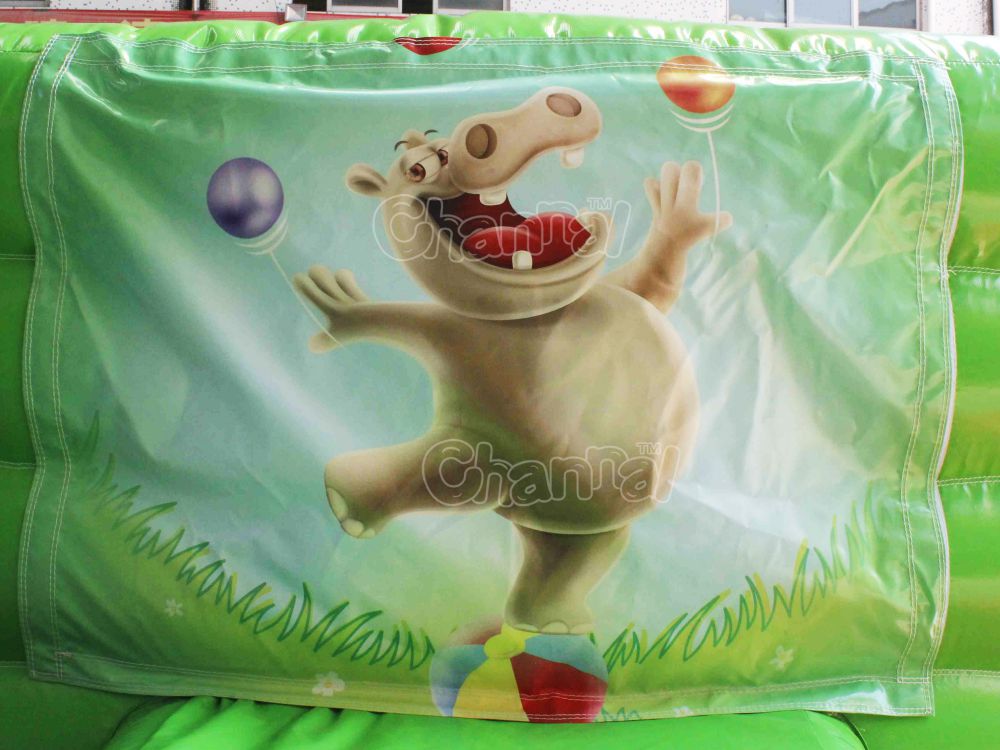 Inflatable Hungry Hippo Bungee - Channal Inflatables