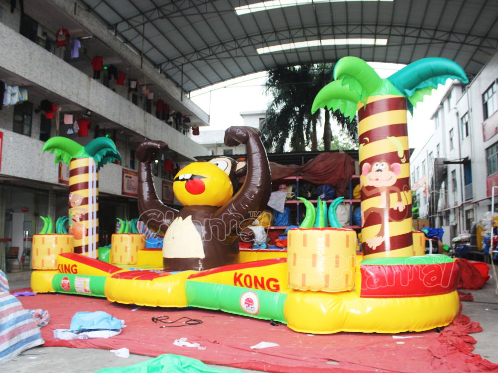 Hungry Monkey Bungee Game - Channal Inflatables