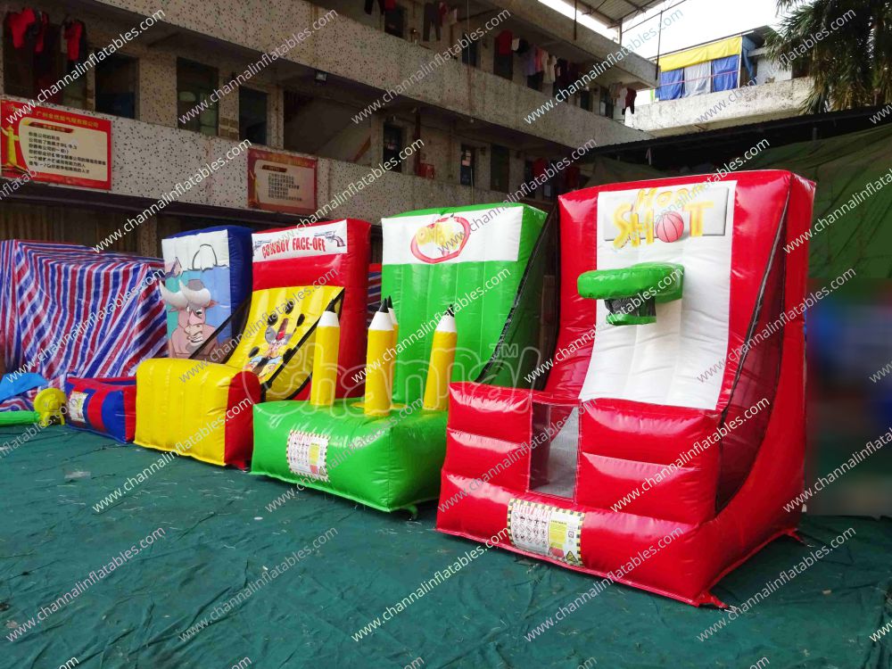 Inflatable 4-in-1 Carnival Game Set - Channal Inflatables