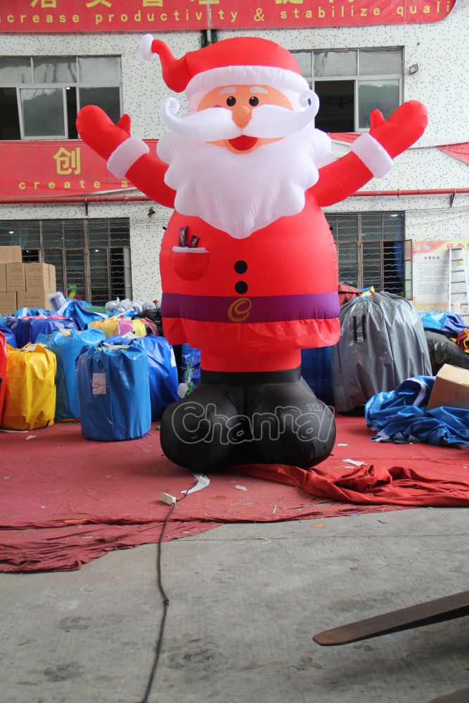 12 Foot Giant Inflatable Santa Claus - Channal Inflatables