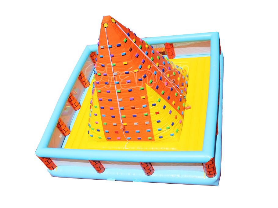 Inflatable Pyramid Climbing Wall - Channal Inflatables