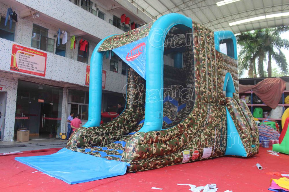 Army Ninja Wall - Channal Inflatables