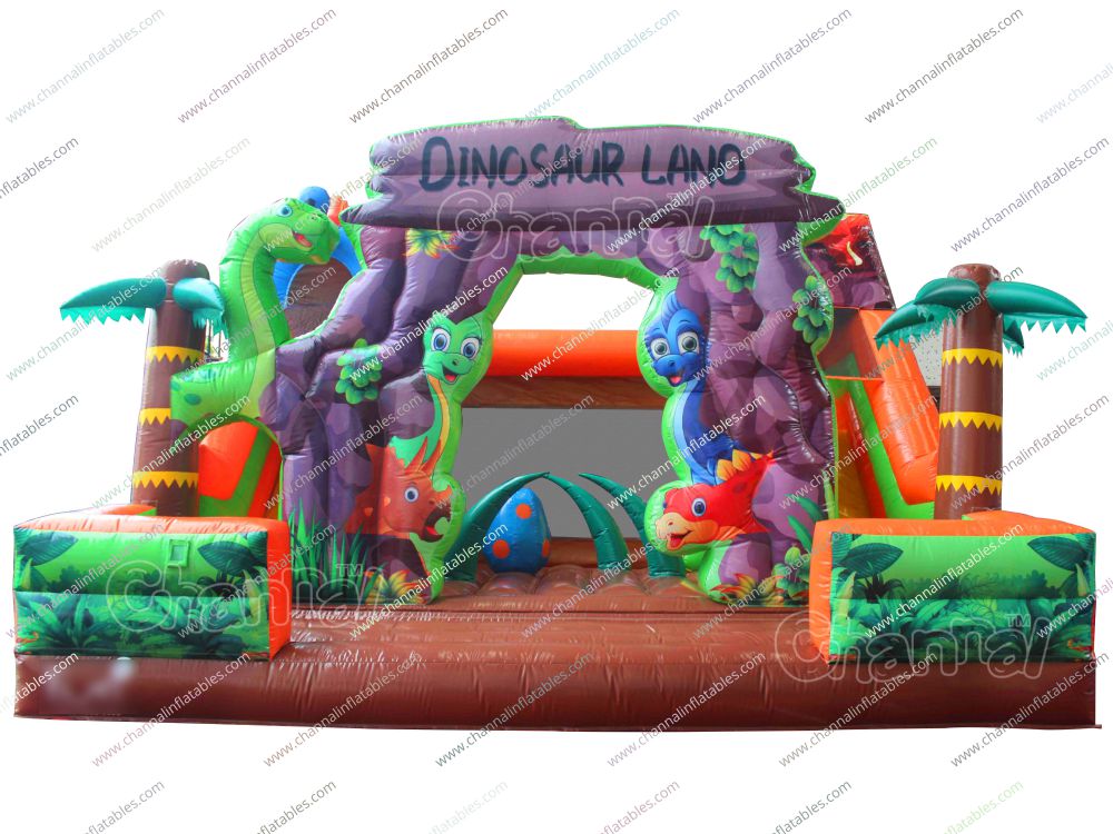 Dinosaur Land Inflatable Combo - Channal Inflatables