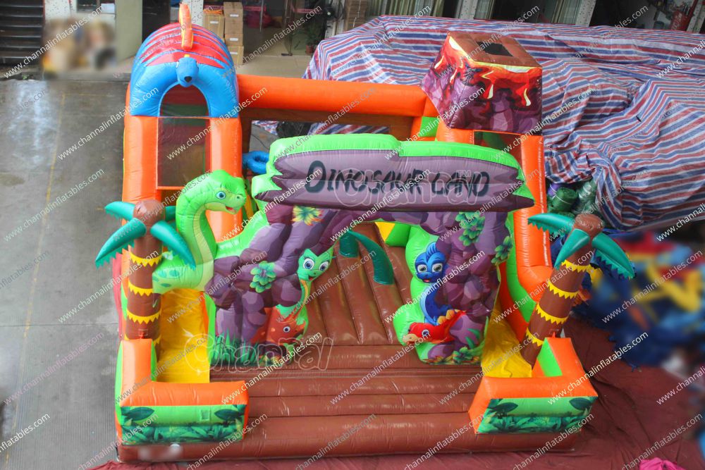 Dinosaur Land Inflatable Combo - Channal Inflatables