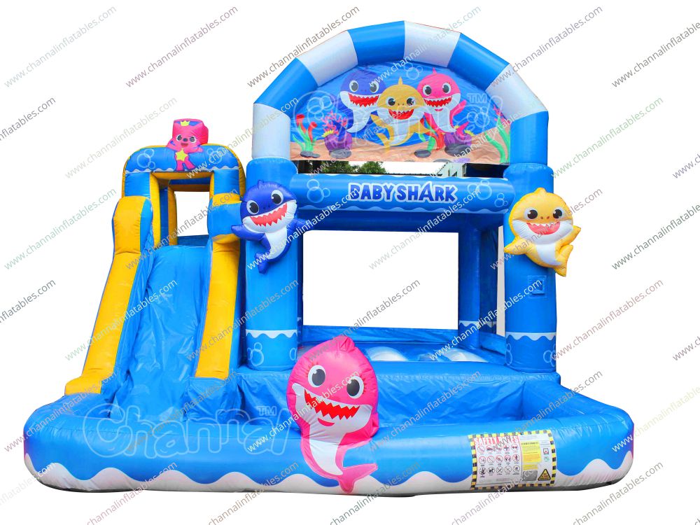 Baby Shark Water Combo - Channal Inflatables