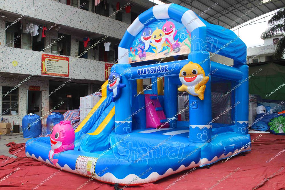 Baby Shark Water Combo - Channal Inflatables