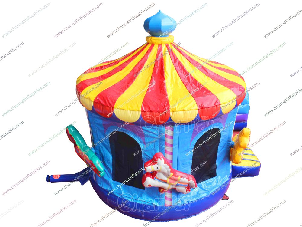Carnival Carousel Inflatable Combo - Channal Inflatables