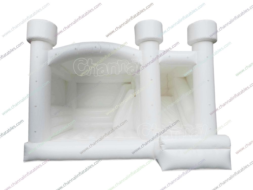 White Inflatable Combo - Channal Inflatables