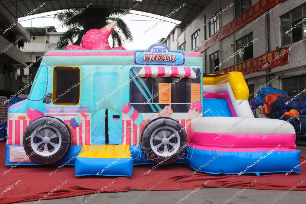 Ice Cream Van Bounce House - Channal Inflatables