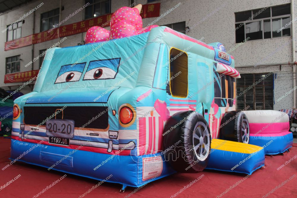 Ice Cream Van Bounce House - Channal Inflatables