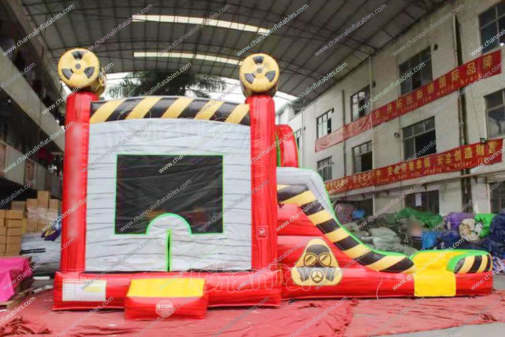 Toxic Meltdown Inflatable Water Combo - Channal Inflatables