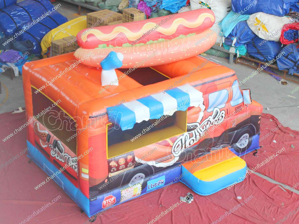 Hot Dog Truck Inflatable Combo - Channal Inflatables