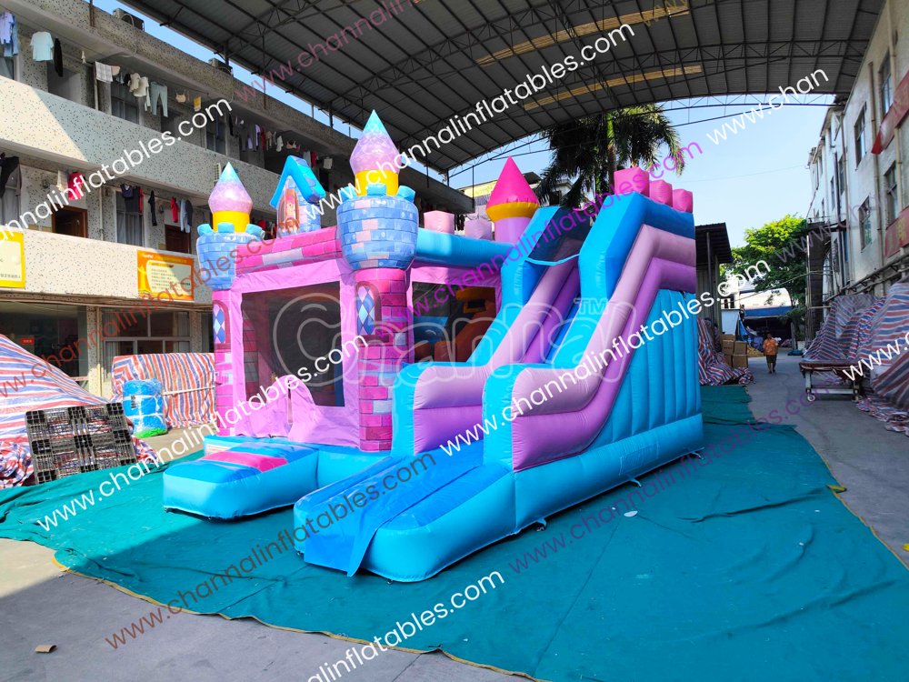 Princess Castle Inflatable Combo - Channal Inflatables