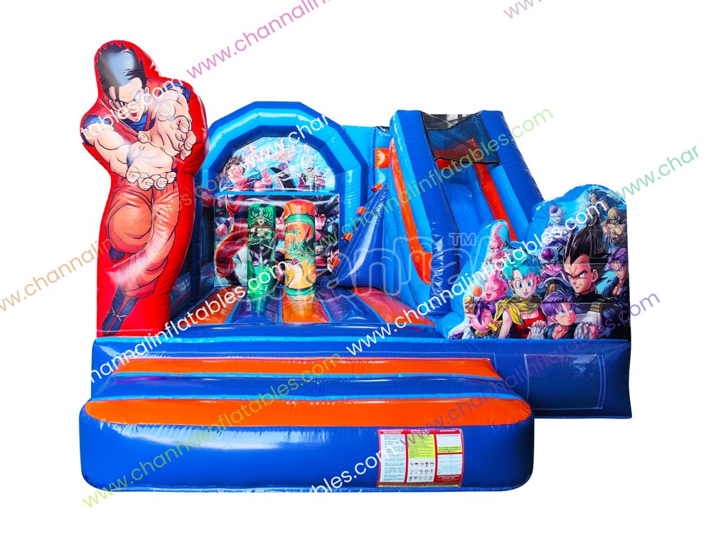 Dragon Ball Goku Inflatable Slide - Channal Inflatables