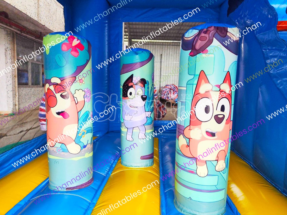 Bluey Inflatable Combo - Channal Inflatables