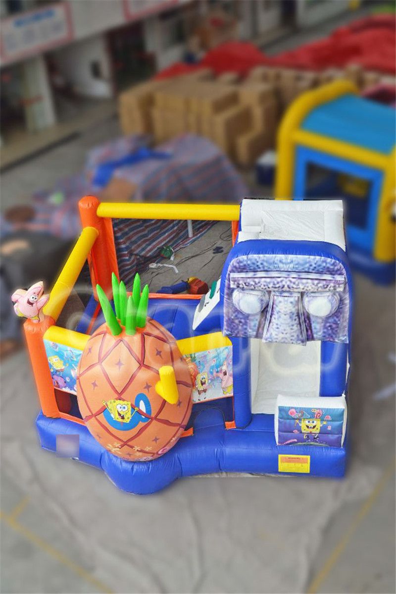 5 In 1 Spongebob Pineapple Inflatable Combo - Channal Inflatables