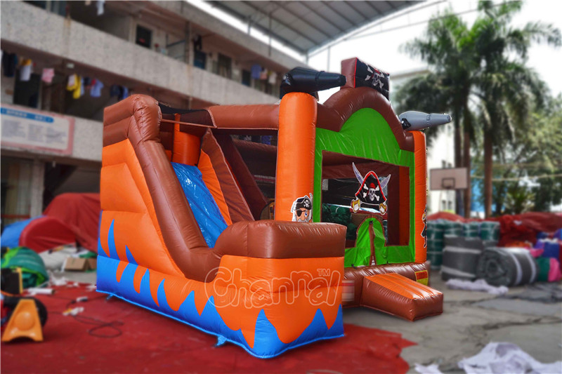 Pirate Ship Inflatable Combo - Channal Inflatables