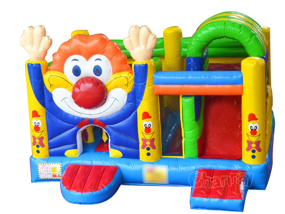 Hands Up Clown Inflatable Combo - Channal Inflatables